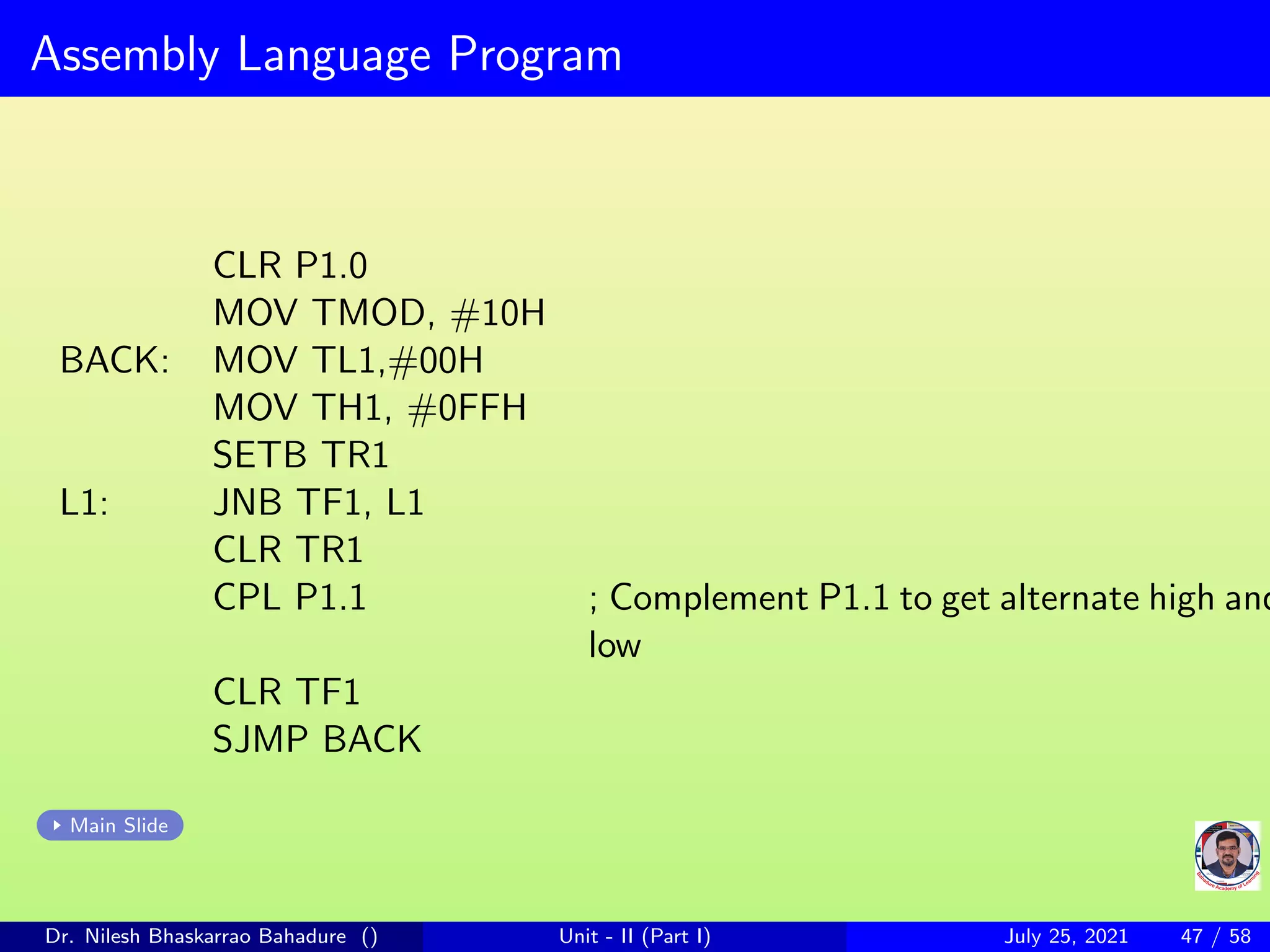 Timers And Counters Of Microcontroller 8051 Ppt