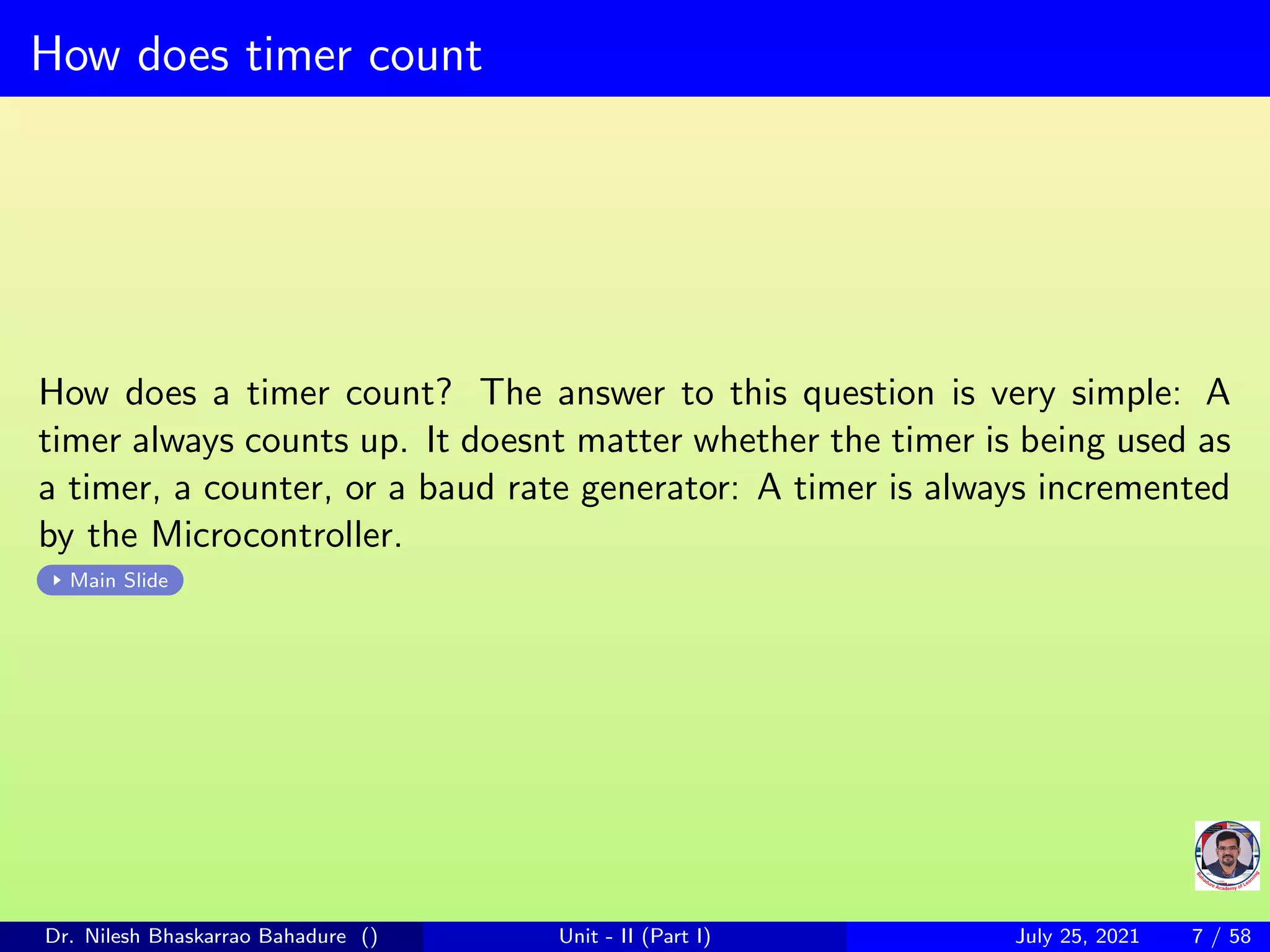 Timers and counters of microcontroller 8051 | PDF