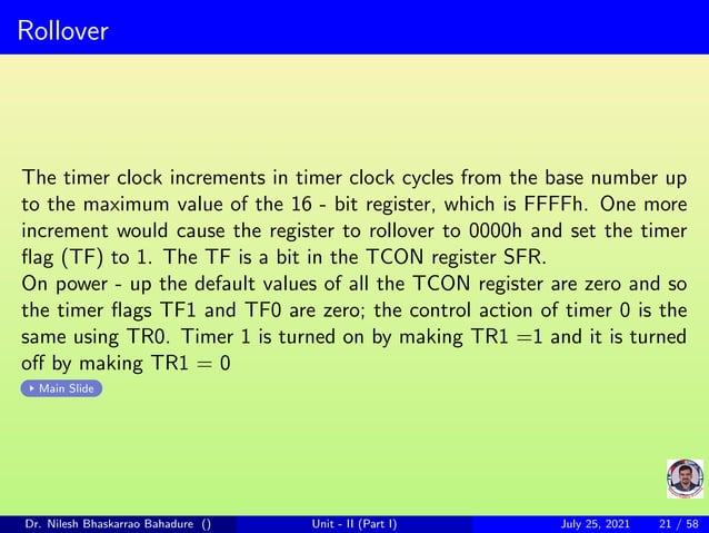 Timers And Counters Of Microcontroller 8051 Pdf Computing Technology And Computing