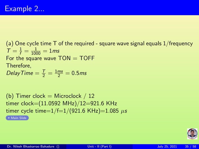 Timers and counters of microcontroller 8051 | PDF | Computing ...