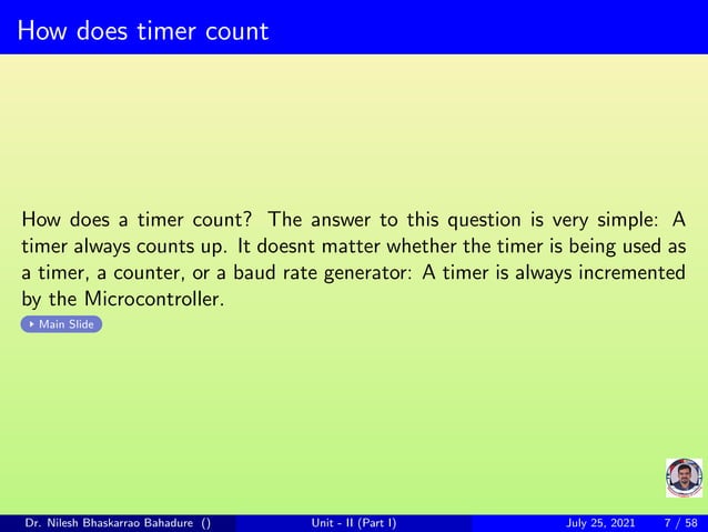 Timers And Counters Of Microcontroller 8051 Pdf Computing