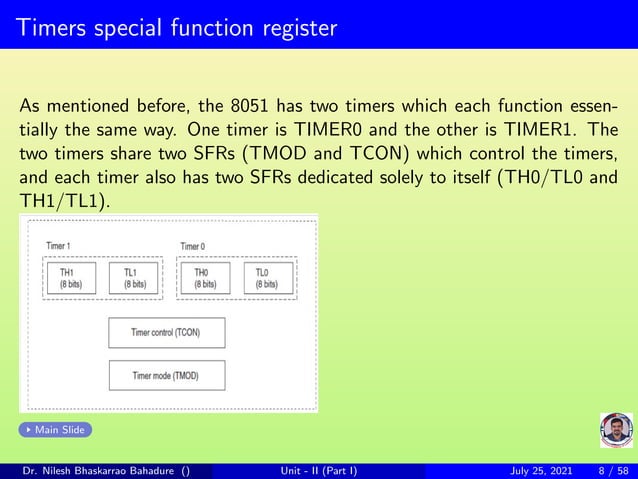 Timers and counters of microcontroller 8051 | PDF | Computing ...
