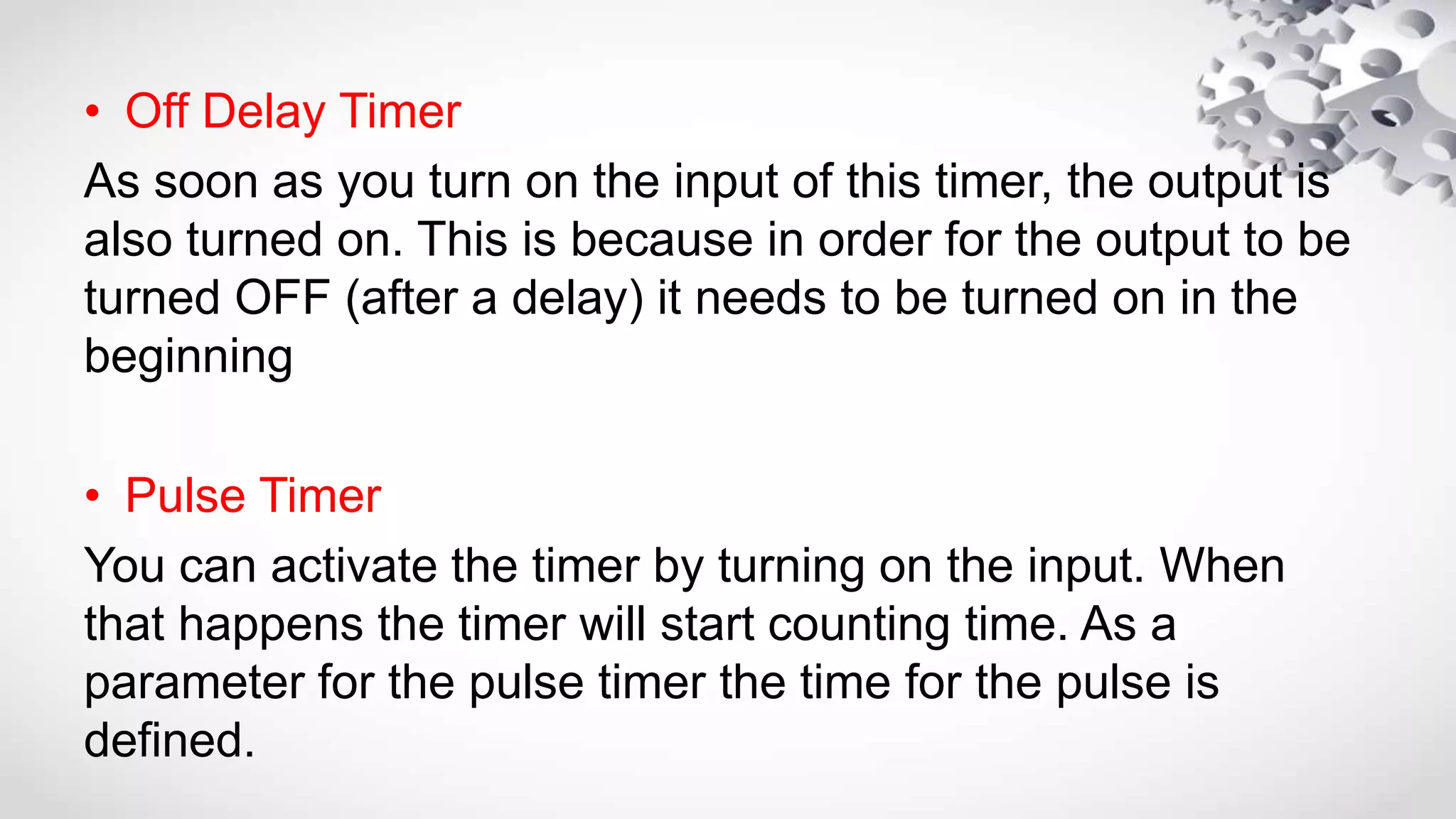 Timers industrial automation | PPTX