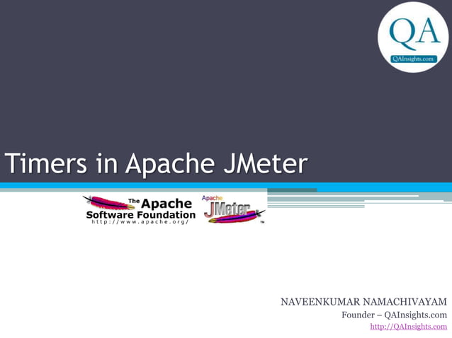 Timers in Apache JMeter | PPTX