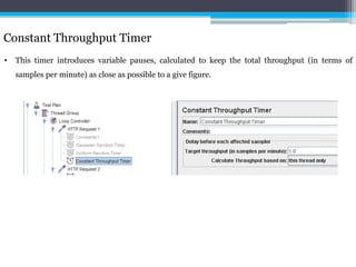 Timers in Apache JMeter | PPTX