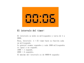 Timer (temporizador) | PPTX