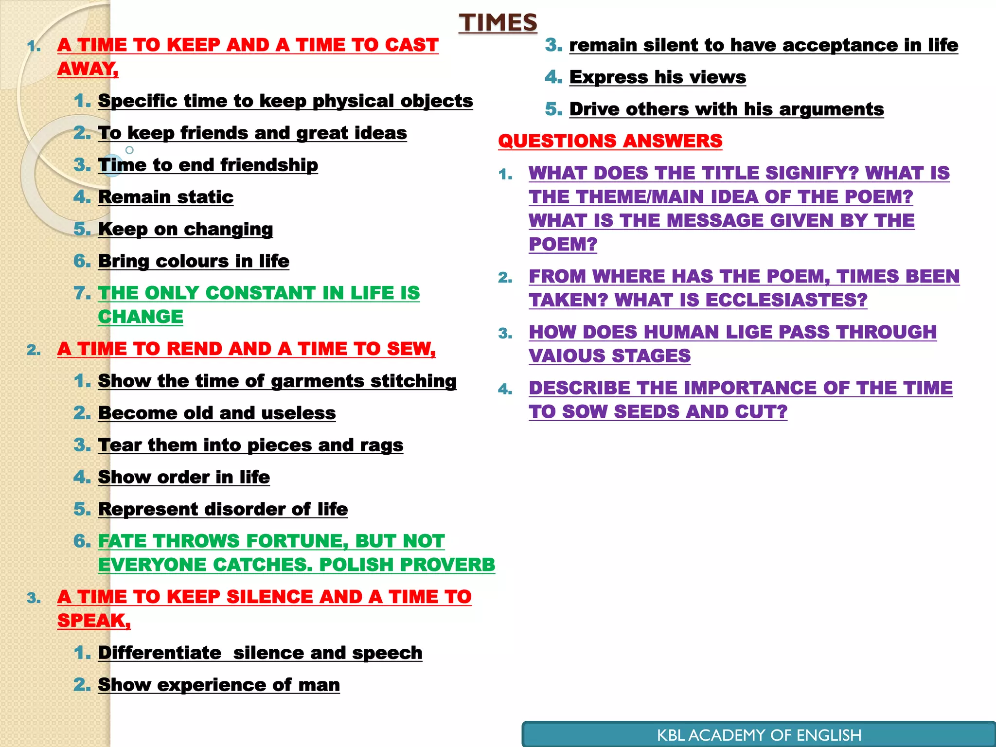 TIMES POEM | PDF