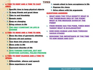 TIMES POEM | PDF