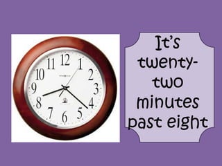 Learning times for 7 grade students in English.ppt