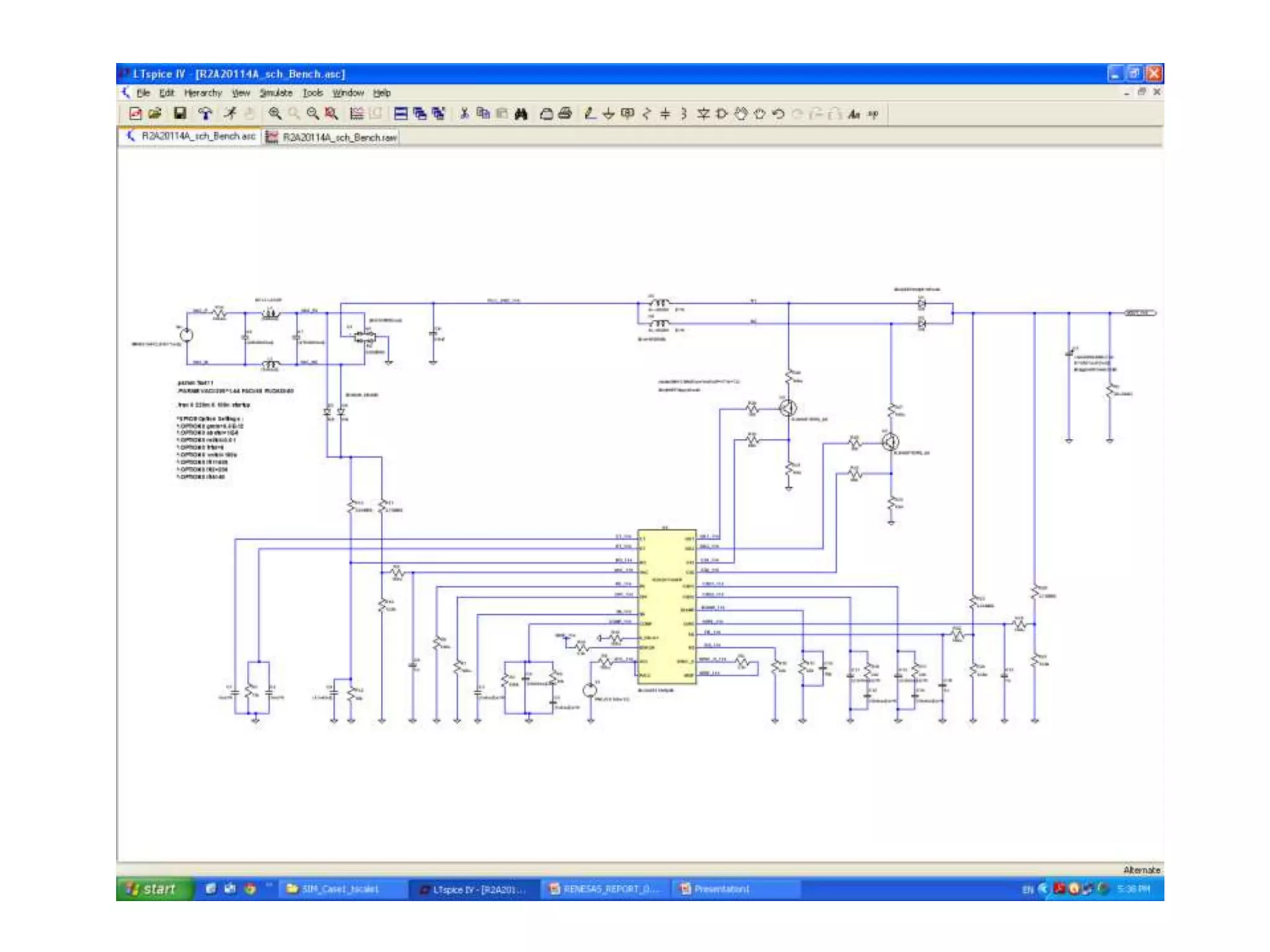 R2A20114A Circuit Simulation Using Ltspice And Using Timescale method | PPT