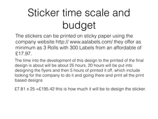Time scale and budget | PPT