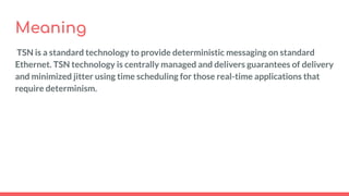 Time sensitive technology (PDF) | PDF