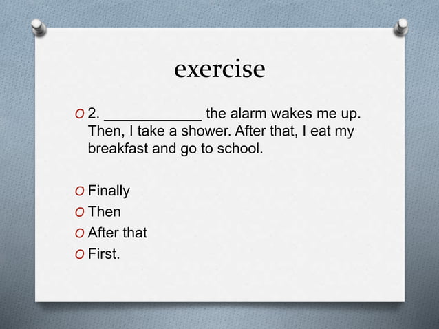 Time sequencers and connectors | PPTX | Cooking | Food & Drink