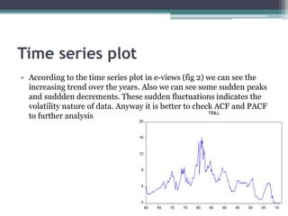 Time sereies forecasting(ARCH/GARCH) | PPTX