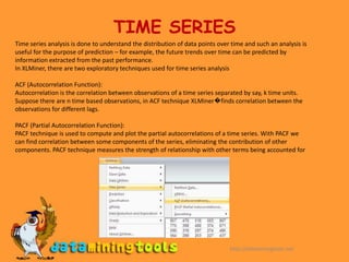 XL-Miner: Timeseries | PPT