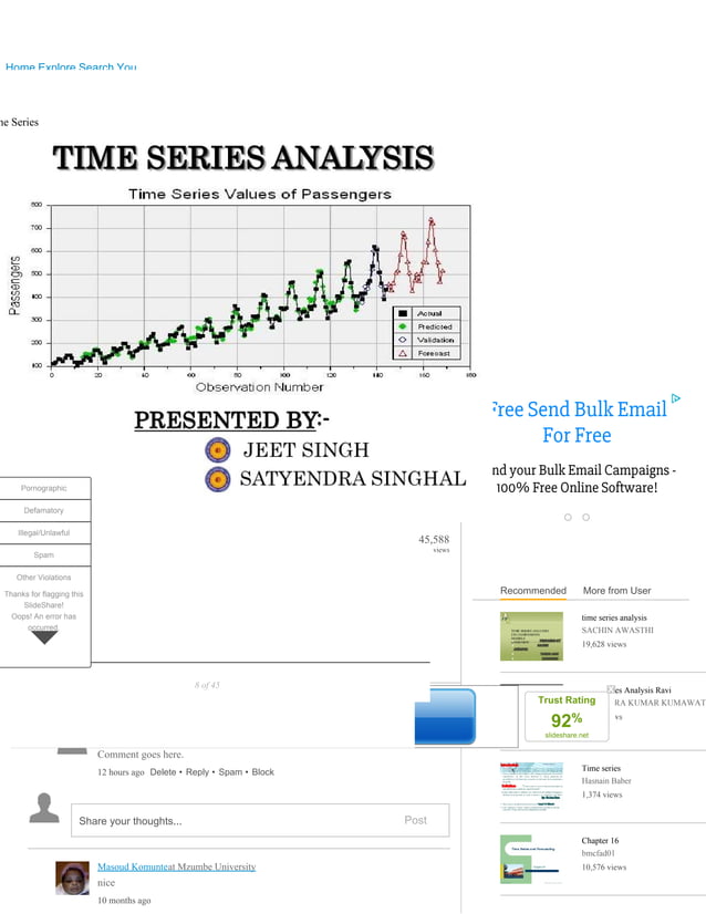 Time series | PDF
