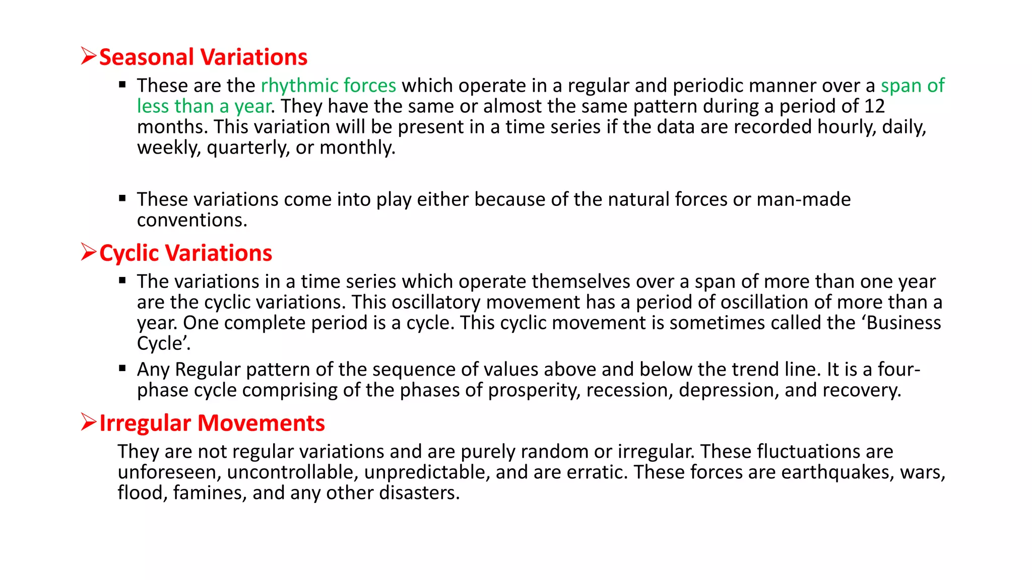 Time Series Ppt Free Download