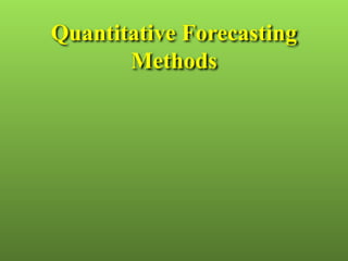 timeseries and forecasting components and their types | PPTX