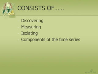 time series analysis | PPTX