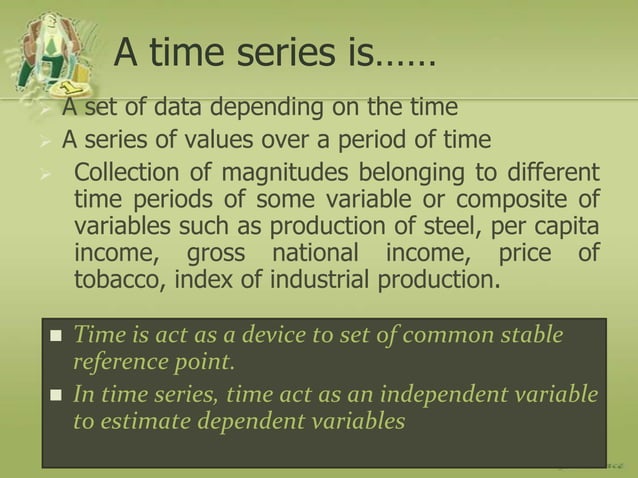 time series analysis | PPTX | Factual | Genres