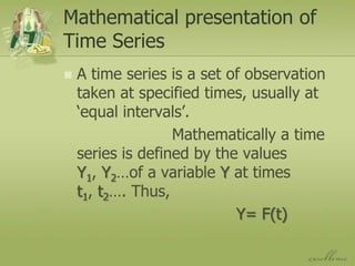 time series analysis | PPTX
