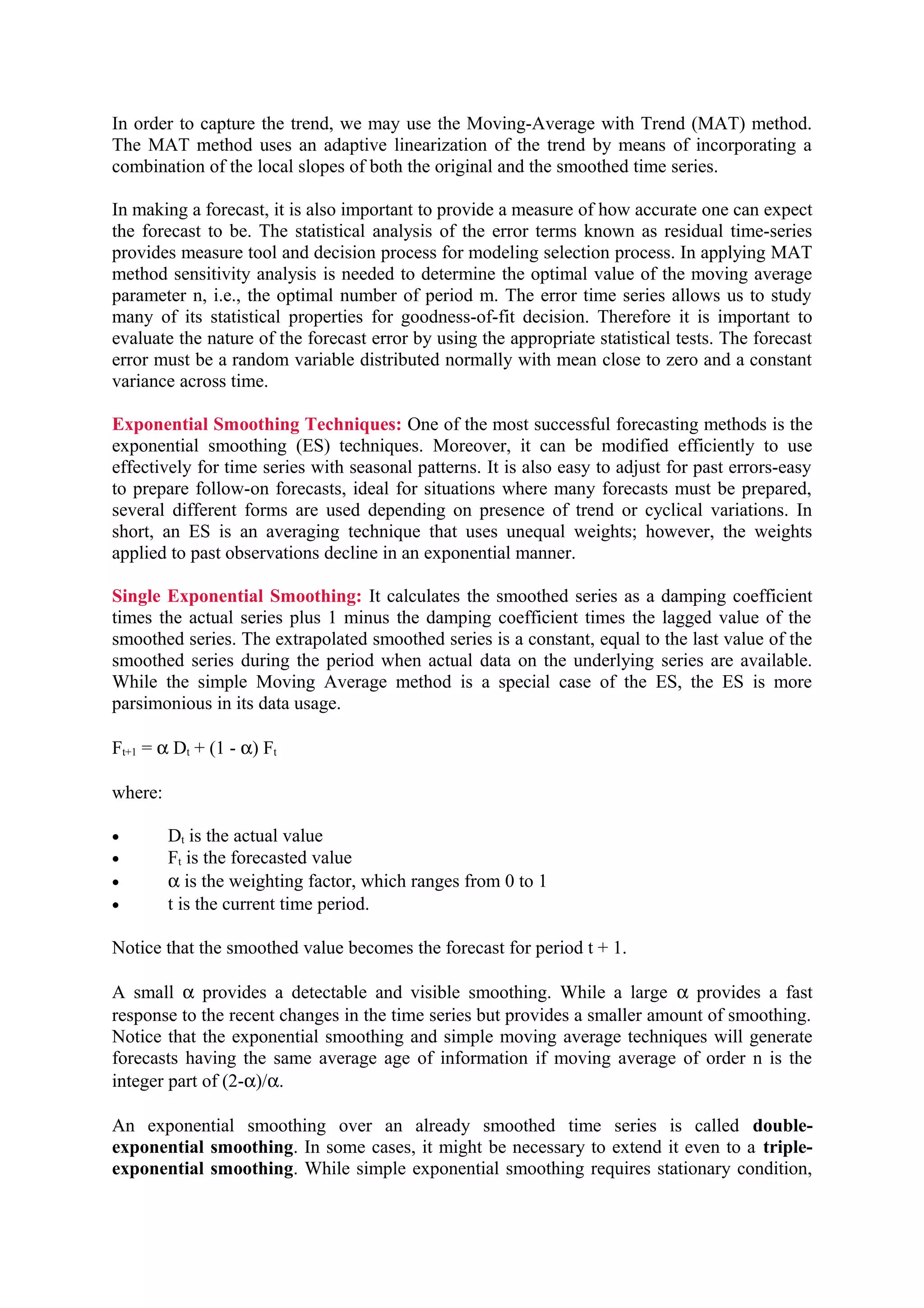 Time series analysis | DOC