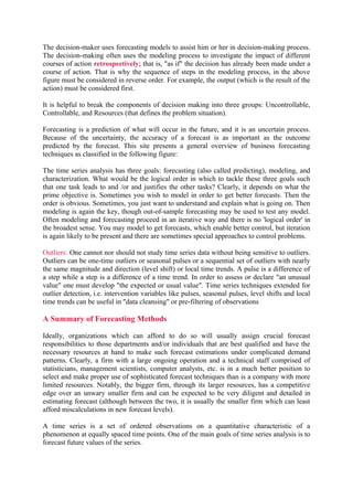 Time series analysis | DOC