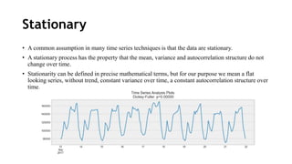 Time series analysis | PPTX