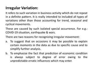Time series analysis | PPTX