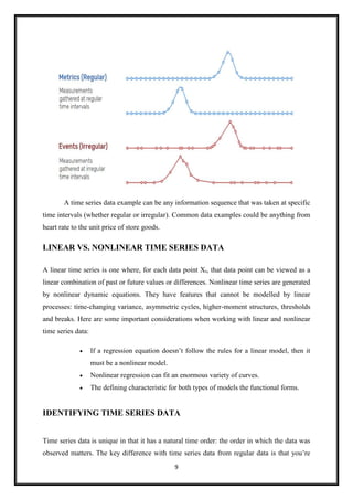 TIME SERIES ANALYSIS.docx | Business and Finance