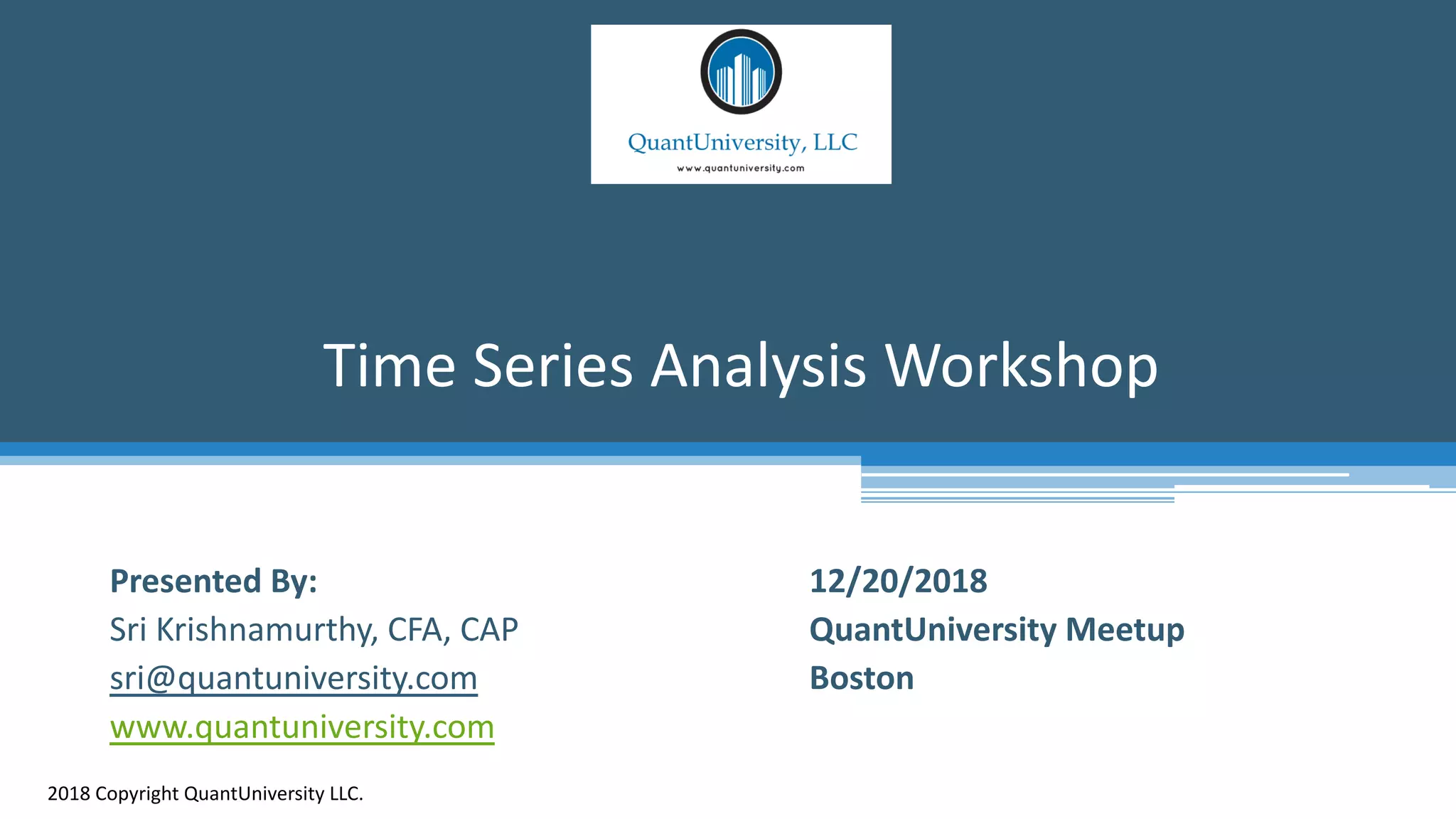 Time Series Analysis Part 2 Pdf