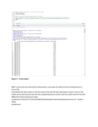 TIME SERIES ANALYSIS USING ARIMA MODEL FOR FORECASTING IN R (PRACTICAL ...