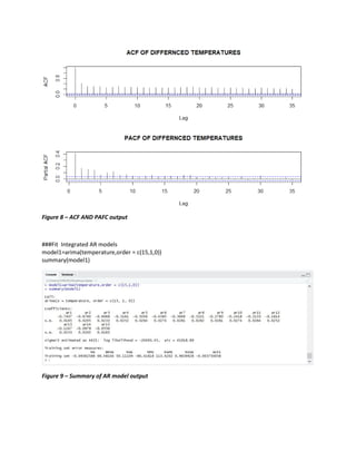 TIME SERIES ANALYSIS USING ARIMA MODEL FOR FORECASTING IN R (PRACTICAL) | PDF
