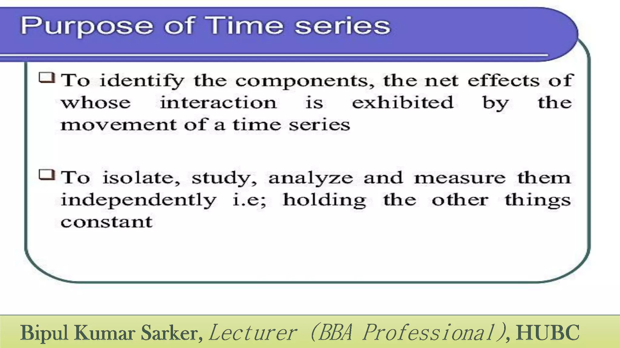 Time series Analysis | PDF