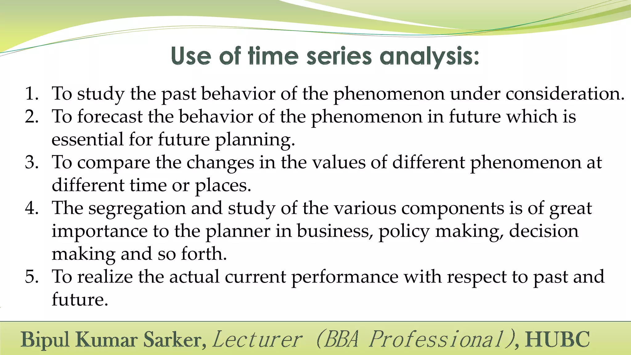 Time series Analysis | PDF