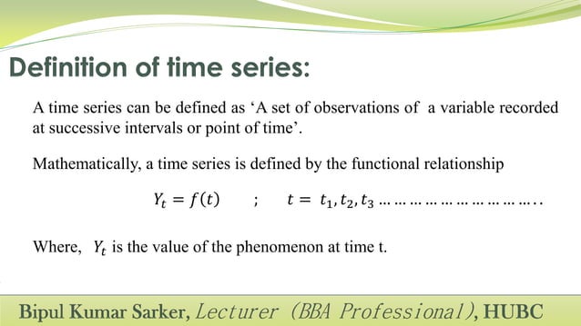 Time series Analysis | PDF
