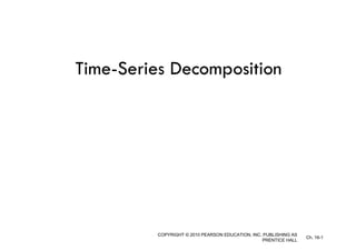 Time series decomposition | ECON403 | PDF