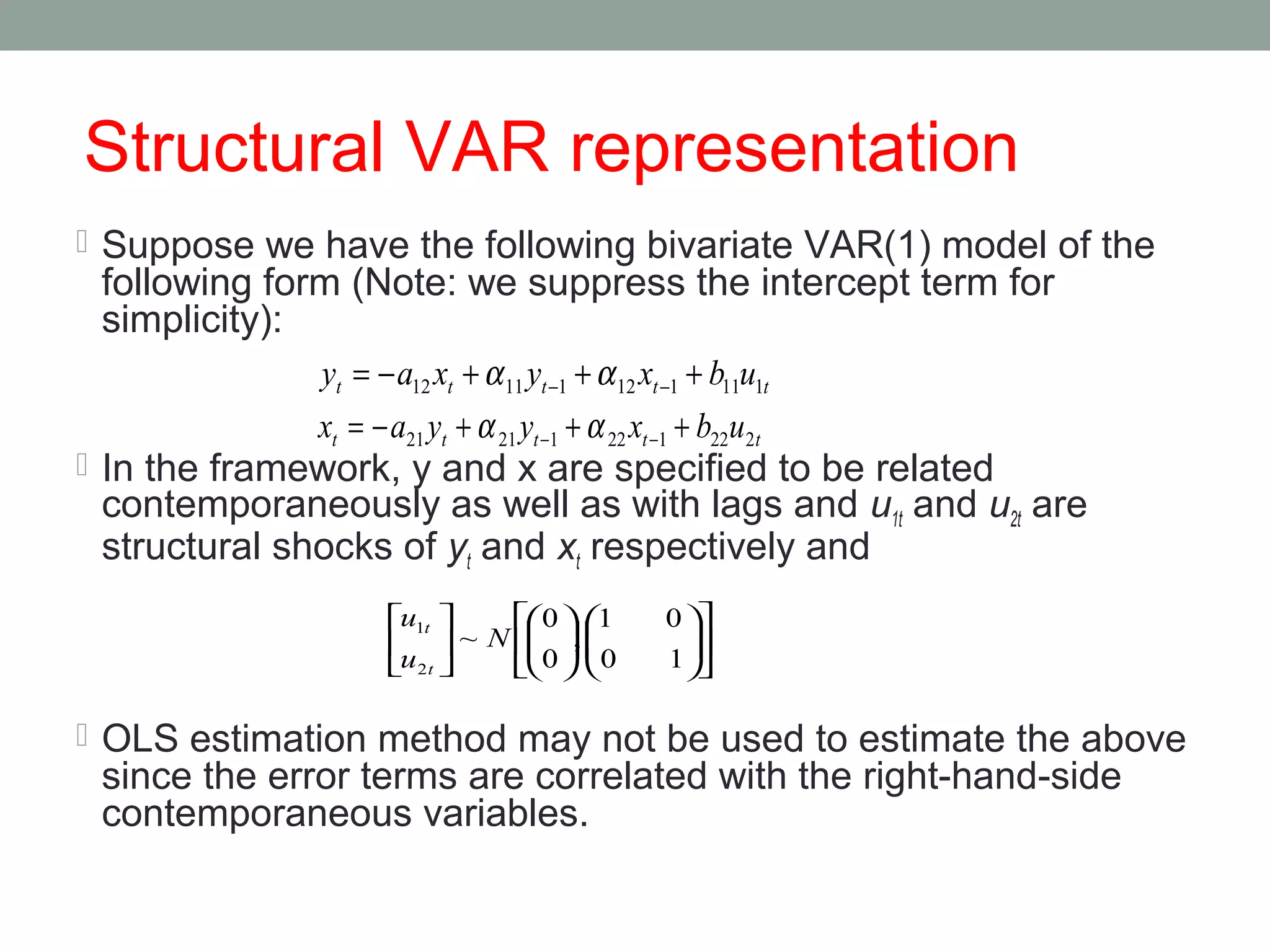 Structural VAR: the AB model | PPT