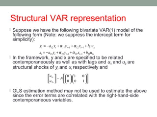 Structural VAR: the AB model | PPT