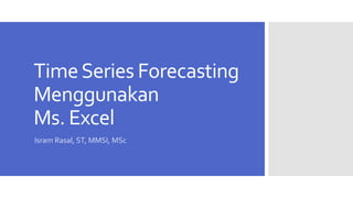 Time series forecasting | PPT