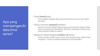Time series forecasting | PPTX
