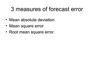 Timeseries forecasting | PPT