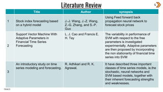 stock market prediction | PPTX
