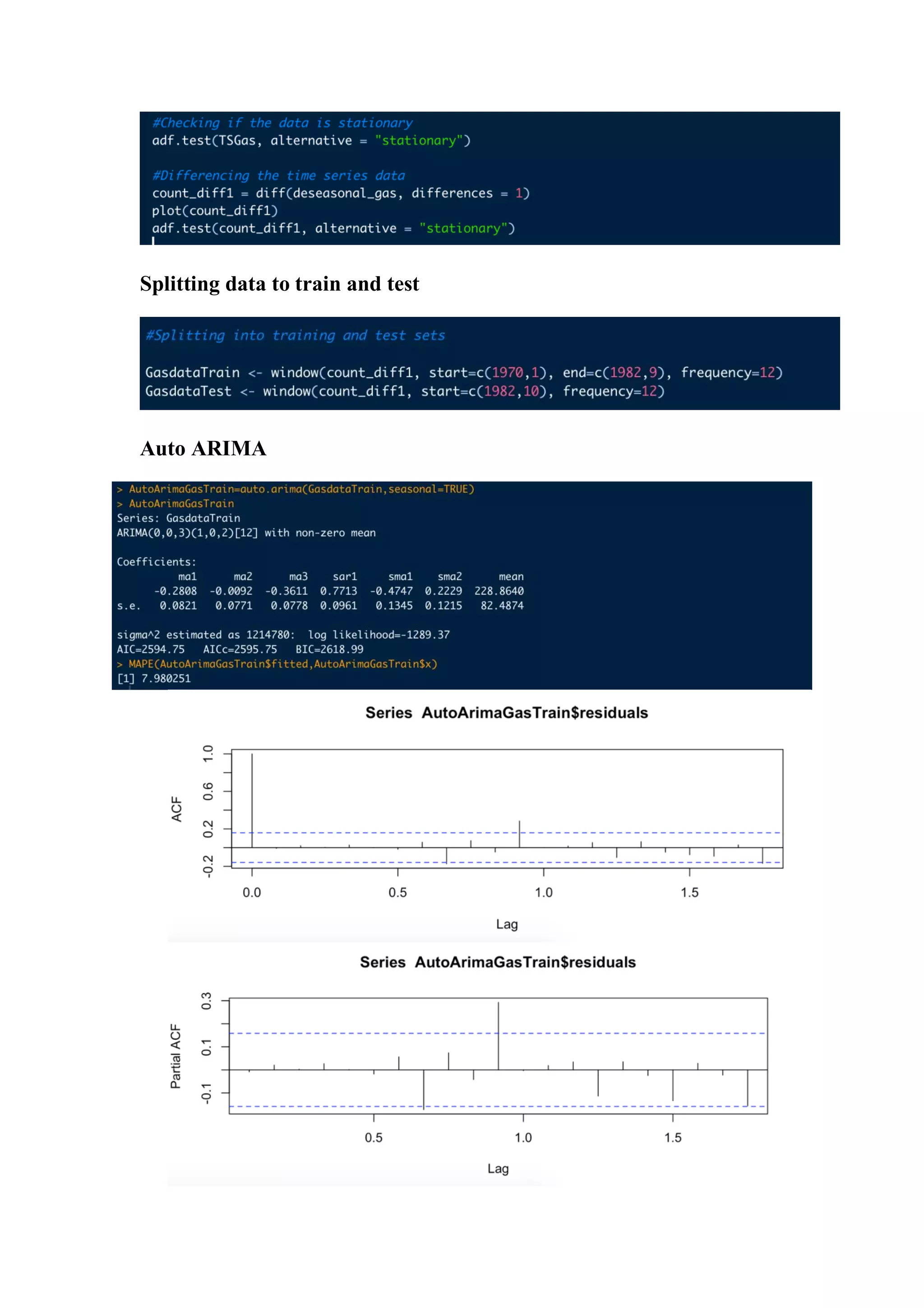 Time series forecasting | PDF