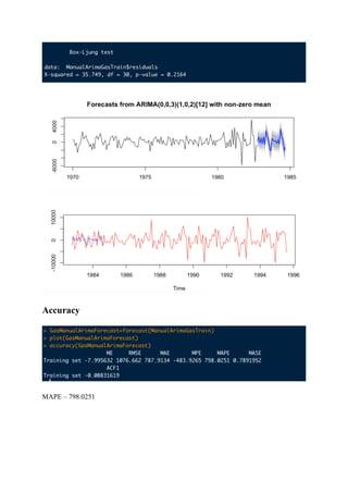 Time series forecasting | PDF