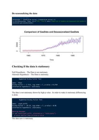 Time series forecasting | PDF