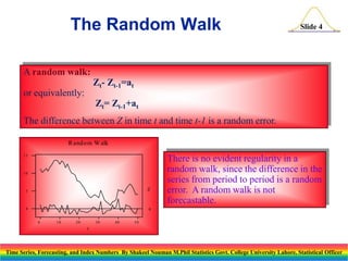 Time series, forecasting, and index numbers | PPTX