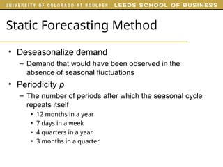 Time Series Forecasting in Supply Chain Management | PPT