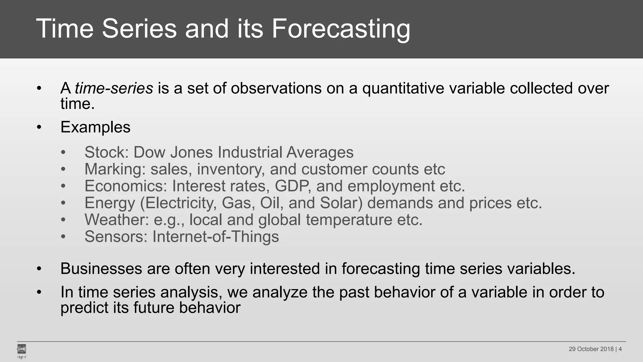 Time Series Forecasting With Machine Learning Pptx
