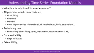 Time Series Foundation Models - current state and future directions | PPTX